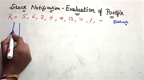 Evaluation Of Postfix Expression Stack Notification Youtube