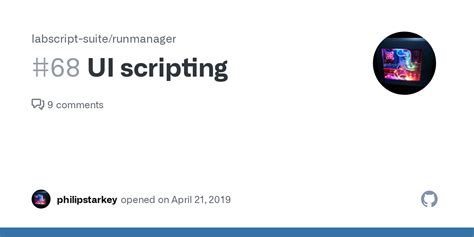 Ui Scripting Issue Labscript Suite Runmanager Github