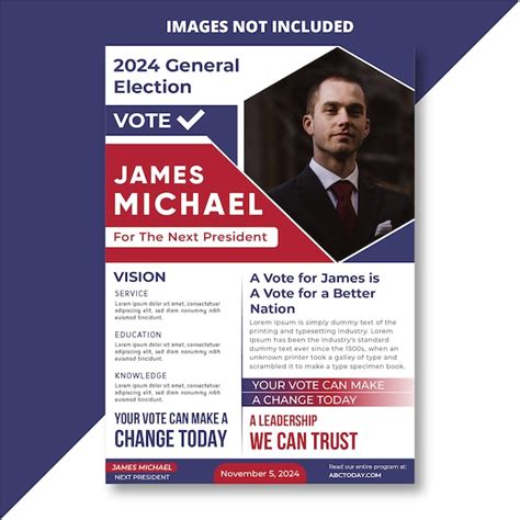 Premium Vector Vote Flyer Design Ideas