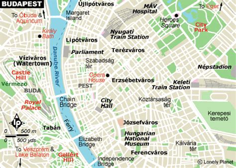 Budapest Attractions Map Pdf Free Printable Tourist Map Budapest