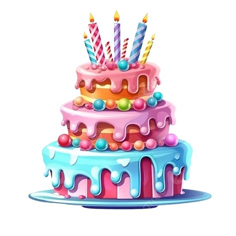 생일 케이크 장식 요소 그림 생일 케이크 양초 Png 일러스트 및 이미지 에 대한 무료 다운로드 Pngtree