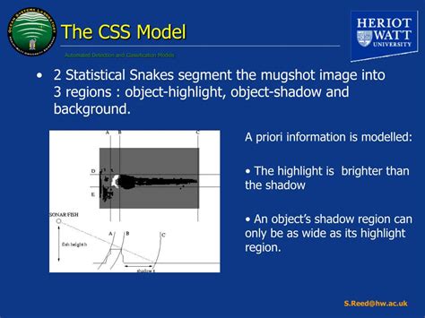 Ppt A Model Based Approach To The Detection And Classification Of Mines In Side Scan Sonar
