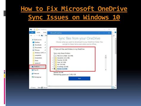 PPT How To Fix Microsoft OneDrive Sync Issues On Windows PowerPoint Presentation ID