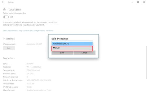 How To Set Static Ip Address On Windows 10 Pureinfotech