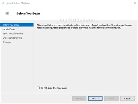 Import Hyper V Virtual Machine In Windows 10 Tutorials