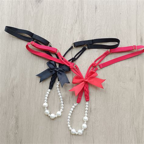 串珠珍珠内裤大珠子勒阴一根带丁字裤女私处按摩 阿里巴巴