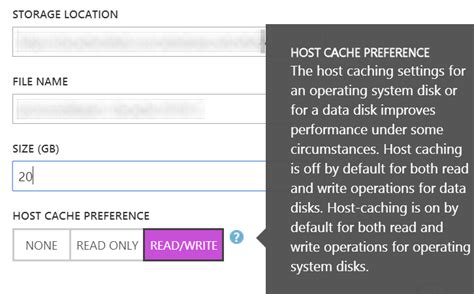Couchbase On Azure Does Readwrite Caching Help