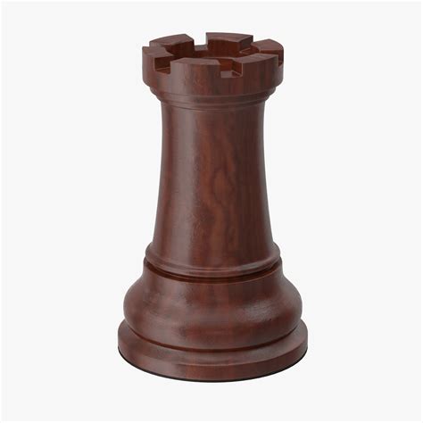 Rook Chess Piece 3d Model