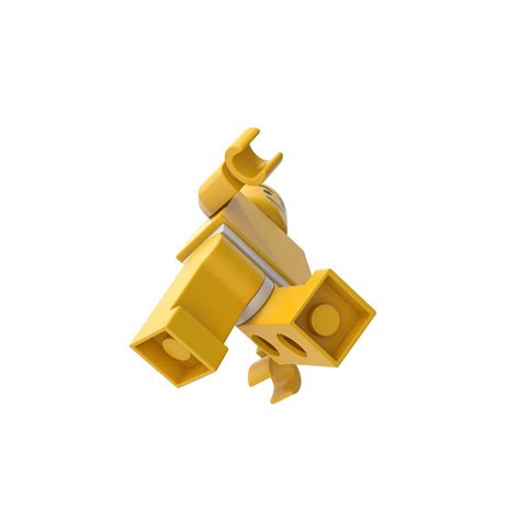 D Walking Naked Legoman Turbosquid