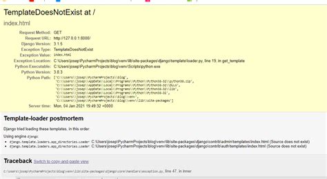 template does t exist · issue 176 · realpython materials · github