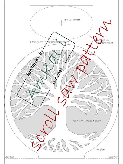 Scrollsaw Pattern Wooden Tree Of Life Wall Decoration Download Treeoflife Tree Of Life Pdf