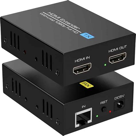 Extensor Hdmi Metros Cat Activo Nuevo Extender Rj Tx Rx Konext