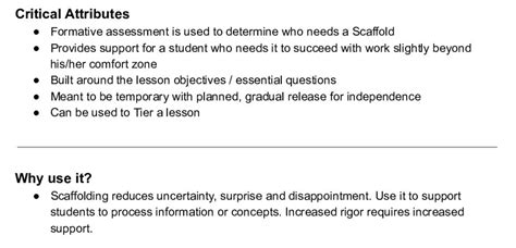 Scaffolds Toolkit TLS Lesson Production Babe Interaction Skills TLS Teaching Learning