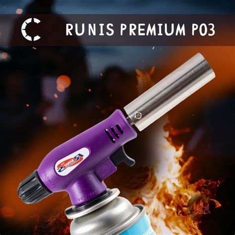 Характеристики Газовая горелка Runis Premium P03 пьезо цанговая подробное описание товара