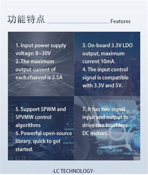 SimpleFOCMini Dual Output Brushless DC Motor Driver Board Chinalctech