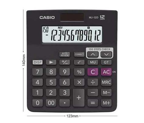 Casio Mj 12d Calculator At Best Price In Ahmedabad Gujarat Shree Ambica Graphics And Xerox