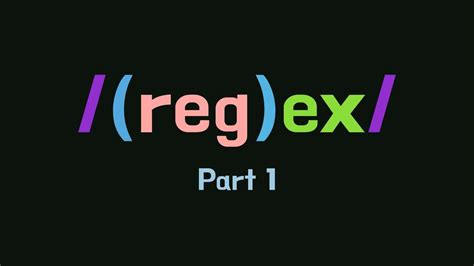 정규표현식 Part 1 기본 개념 총 정리 All My Universe 정규표현식 Part 1 기본 개념 총 정리 All My Universe