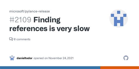 Finding References Is Very Slow · Issue 2109 · Microsoftpylance