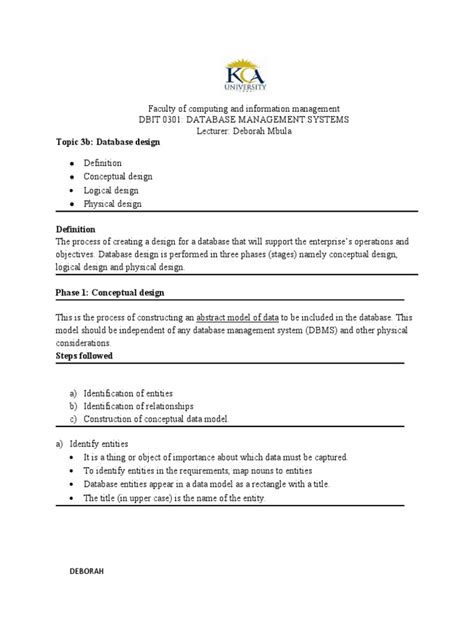 Attributes Andentities Pdf Databases Relational Database