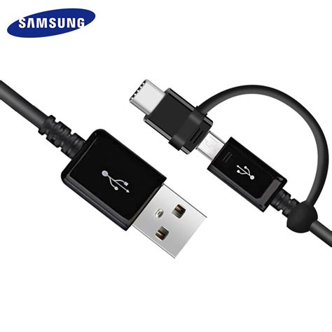 Samsung Micro Usb Kabel 2 in 1 USB Type C Kabel Galaxy S9 S6 S7 S8 Plus ...