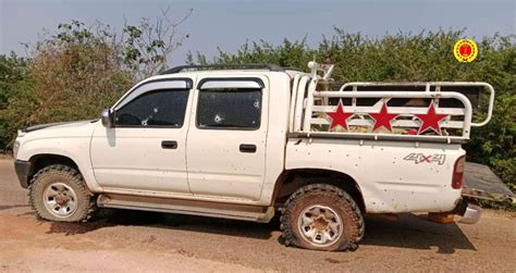 လဲချားမြို့နယ်အတွင်း Sspp Ssa စစ်ကြောင်းယာဉ်တန်းကို Rcss မှ မိုင်း ၂ လုံးဖြင့် ဖောက်ခွဲတိုက်ခိုက