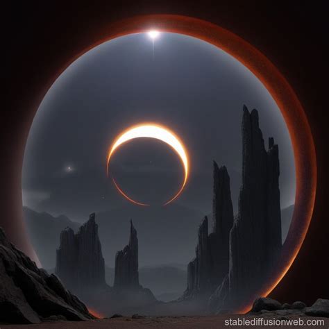 Eclipse Portal In Arch Architecture Stable Diffusion Online