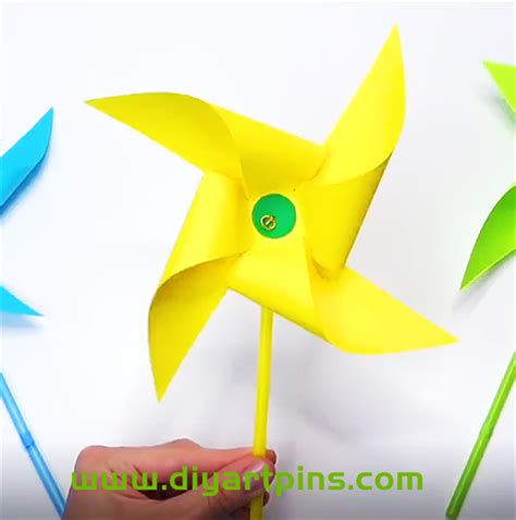 Paper Windmill Making Tutorials Step By Step DIY ART PINS