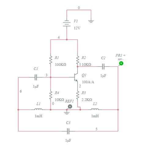 Hartley Oscillator Multisim Live