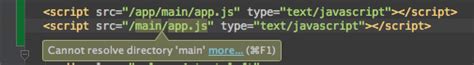 Javascript Webstorm Cannot Resolve Directory Stack Overflow