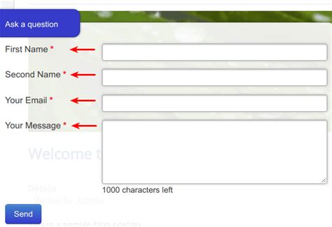 How To Display Fields Labels Inside Shack Forms Fields Joomlashack