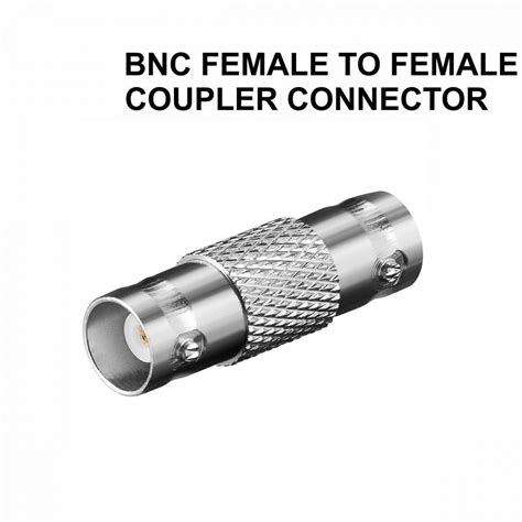 BNC TO BNC FEMALE CONNECTORS INLINE COUPLER CCTV CABLE Numerous Portions New End User