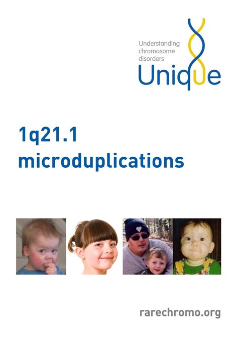 1q211 Microduplications Ftnw Unique The Rare Chromosome
