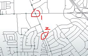 Extract Line Segments Between Two Points Community