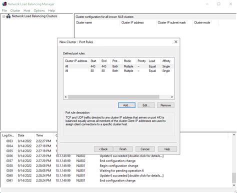 configuring network load balancing nlb for a windows server cluster