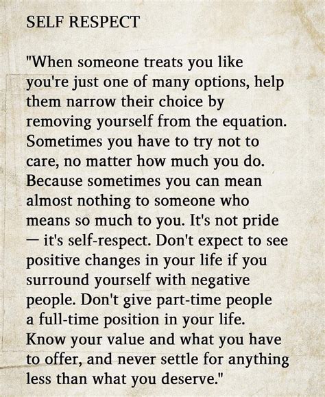 Self Worth Relationship Quotes
