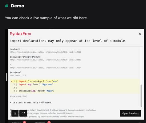 Broken Code Sandbox · Issue 3670 · Logaretmvee Validate · Github