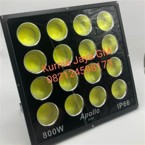 Jual Apollo Kap Lampu Sorot Led Cob Watt Flood Light Apollo Cob W Putih Jakarta