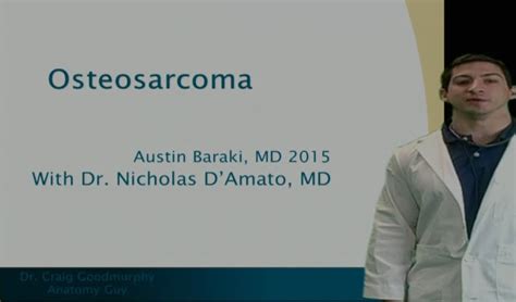 Pathology Series Osteosarcoma Anatomy Guy