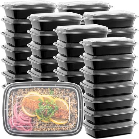 50 Pack Reusable Meal Prep Containers Microwave Safe Food 50 Pack Reusable Meal Prep Containers Microwave Safe Food