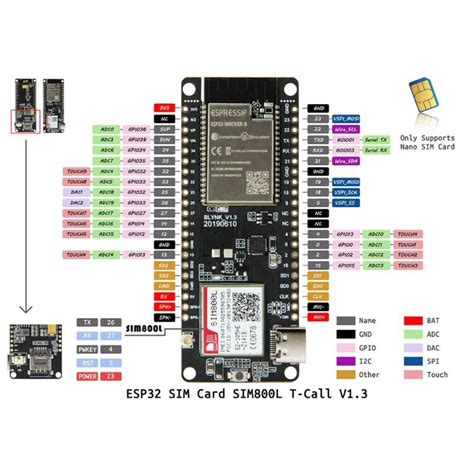 Модуль Ttgo T Call V1 3 Esp32 Gprs Sim800l Из личного Diy Ардуино Stm32 Esp8266 Orange Pi