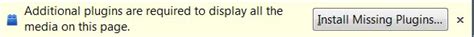 Disable Install Missing Plugins Message In Firefox GHacks Tech News
