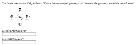 Xef4 Lewis Structure