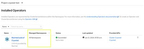 Chapter 2 Cryostat Migration Process Migrating Cryostat 24 To Cryostat 30 Red Hat Build