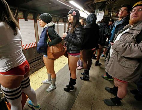 Photos No Pants Subway Ride