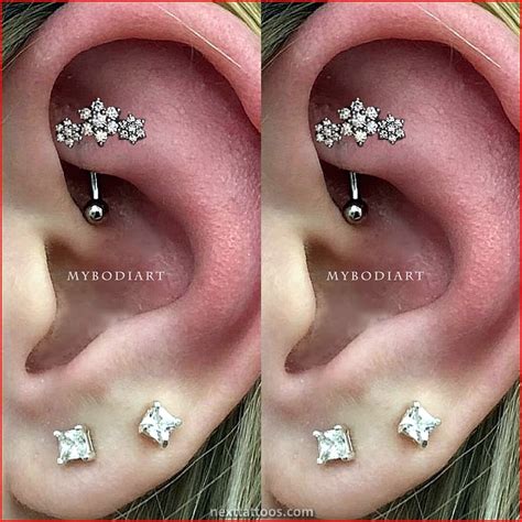Double Piercing Earring Ideas Nexttattoos