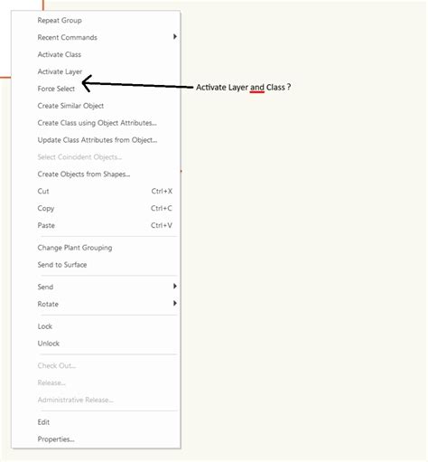 Activate Layer And Class Option In The Context Menu Workflows Vectorworks Community Board
