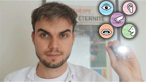 Asmr Fr Roleplay Medecin ~ Test Des 5 Sens 👨‍⚕️ Youtube