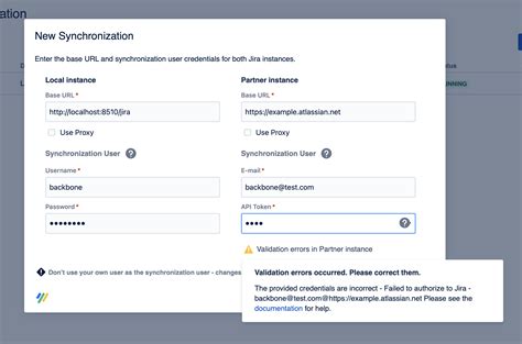 Authentication With An External Jira Fails