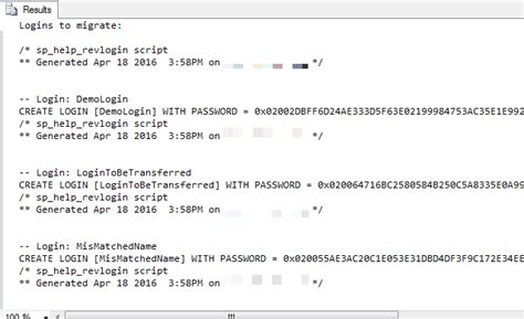 Migrate The Correct Logins With A Sql Server Database