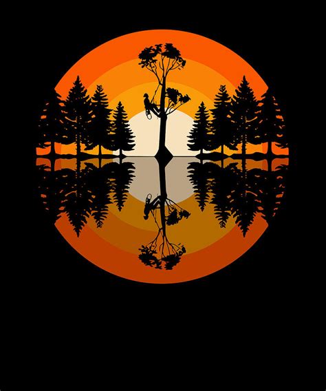 Lumberjack Logger Forester Arborist Digital Art By Crazy Squirrel Pixels